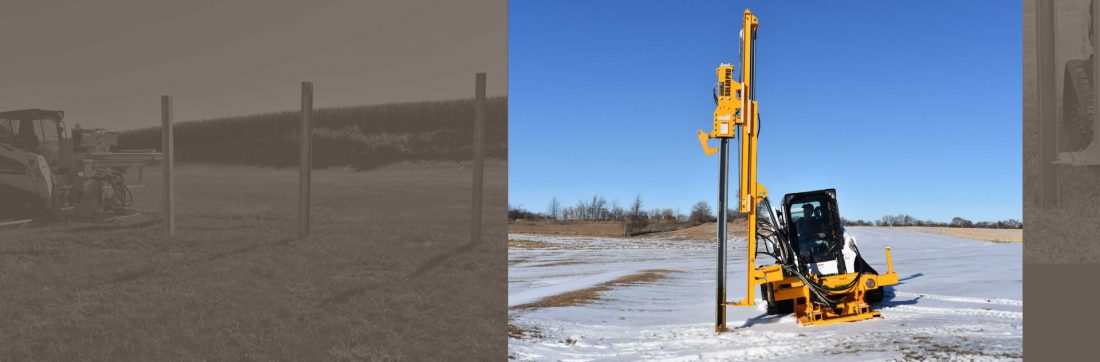 Post Drivers, Post Pullers, Hydraulic & Gas Powered | Rhino Tool